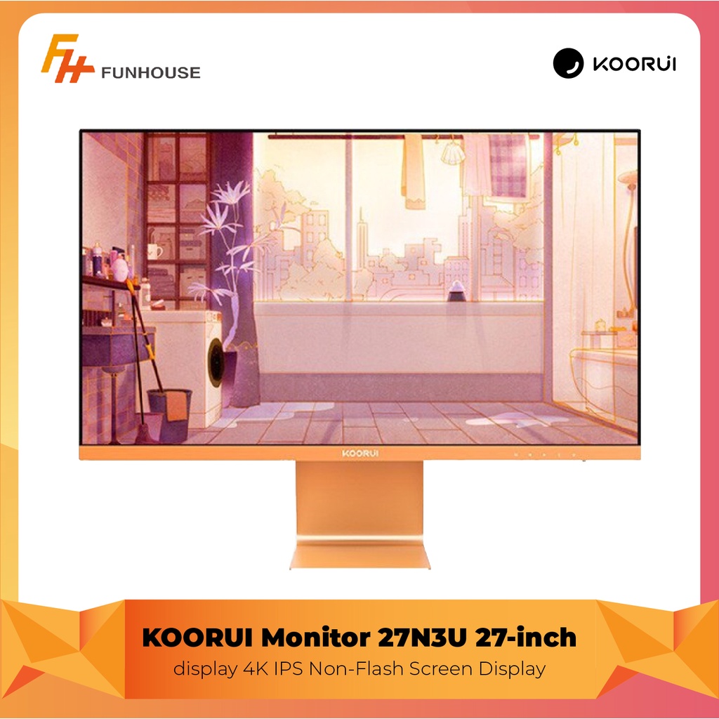 Jual KOORUI Monitor 27N3U 27-Inch Display 4K IPS Non-Flash Screen ...