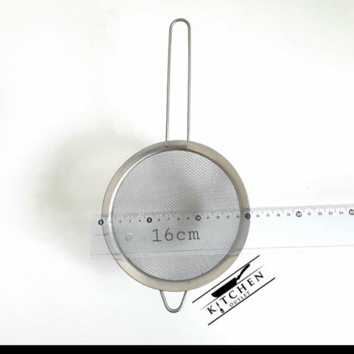 Jual Saringan Stainless 16CM Saringan Tepung Terigu Saringan Teh ...