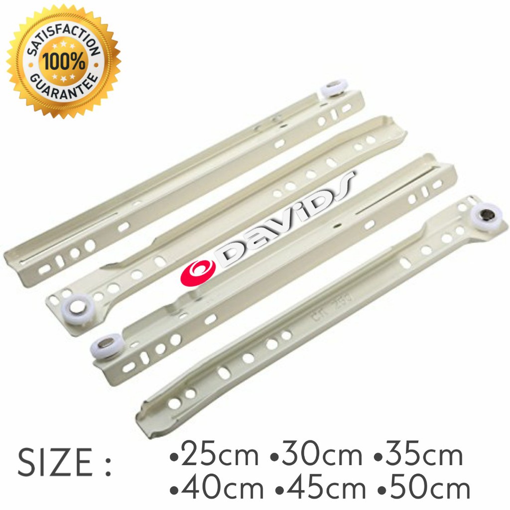 Jual Rel Laci 40 cm 50 Meja Putih Single track | Shopee Indonesia