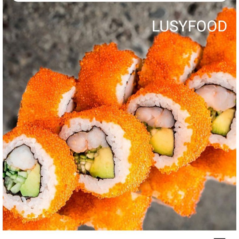 Jual Tobiko orange Tobiko Telor ikan premium flying fish roe halal ...