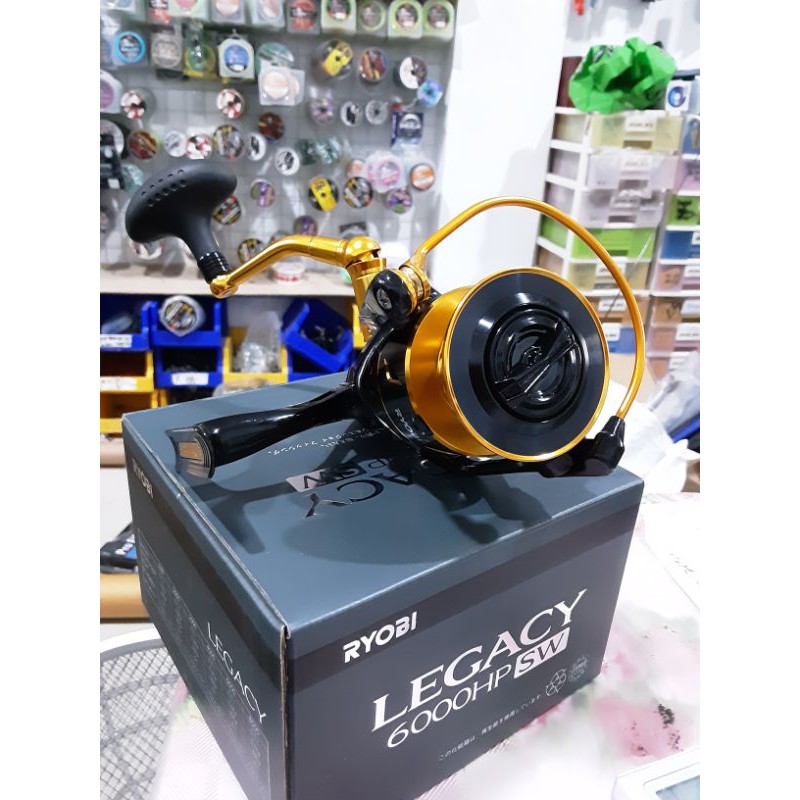 Jual reel ryobi legacy pilihan 6000 atau 8000 type sw dan power handel | Shopee Indonesia
