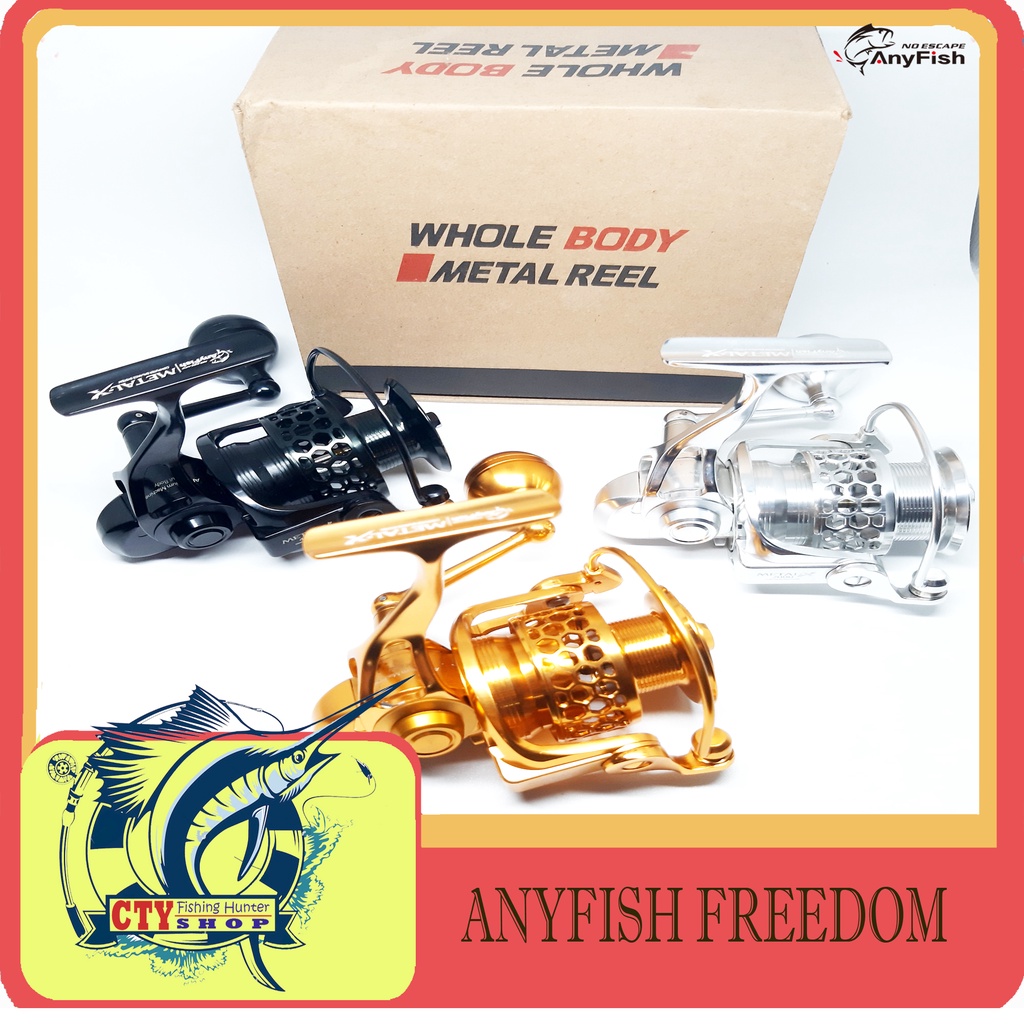 Jual Reel Anyfish Metal X 3 Varian Warna | Shopee Indonesia