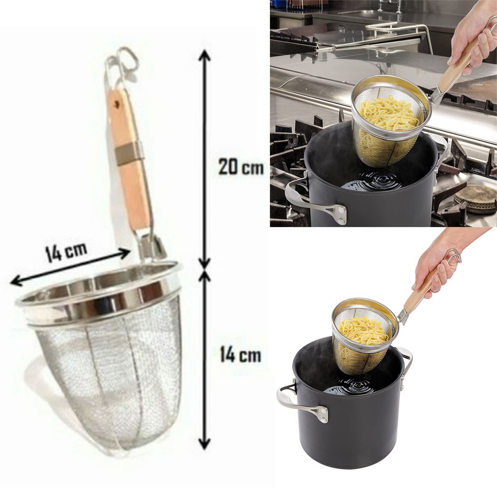 Jual Saringan Mie Ayam Bihun Pasta Noodle Strainer Tube Stainless Steel ...