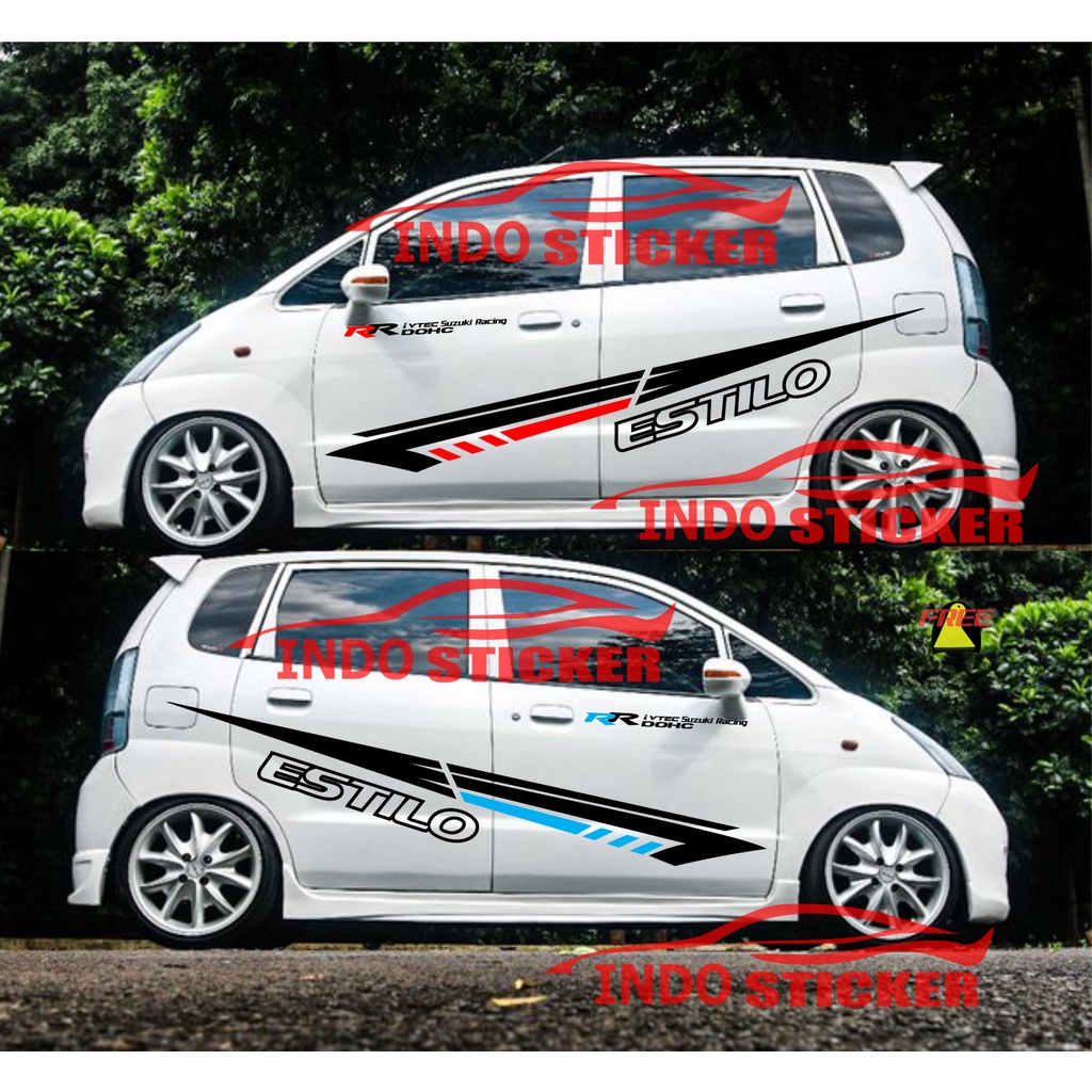Jual sticker stiker mobil suzuki estilo cutting sticker list mobil ...