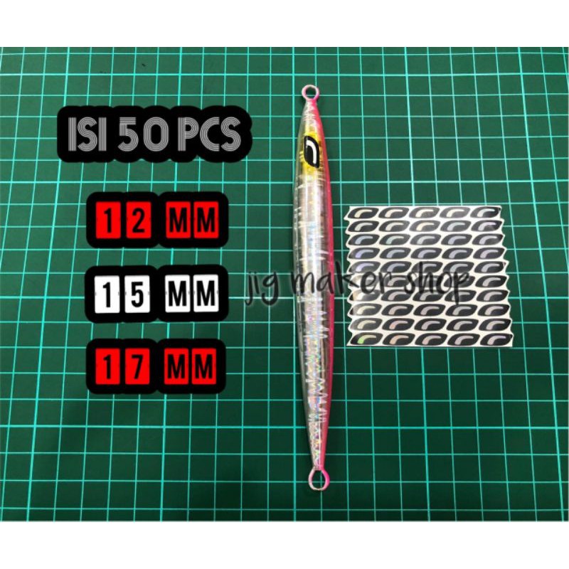 Jual sticker mata 2D hologram, pubble , isi 50pcs | Shopee Indonesia