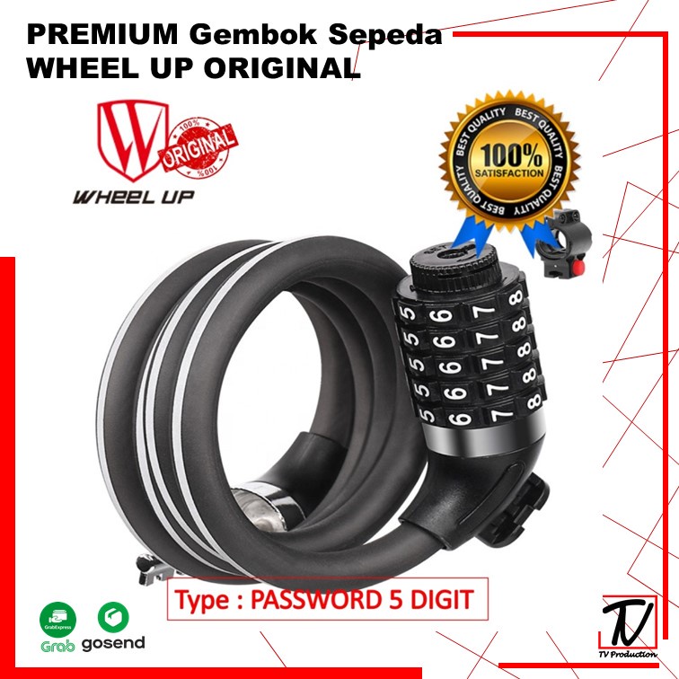 Jual Kunci Gembok Sepeda Anti Maling Lock/PREMIUM Gembok Sepeda WHEEL ...