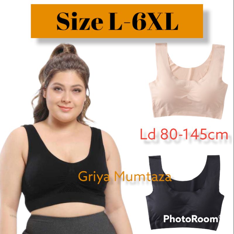 Jual Bra Seamless BigSize Termurah Bisa COD / Bra Jumbo Big Size / Bra ...