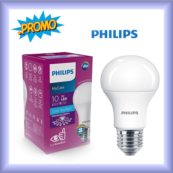 Jual Lampu Hemat Energi Philips Led 10 Watt Garansi Resmi 3 Tahun | Shopee Indonesia