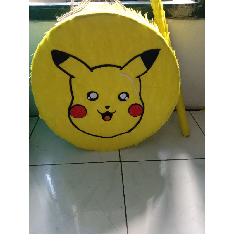 Jual Pinata bulat tarik/pukul Pikachu | Shopee Indonesia