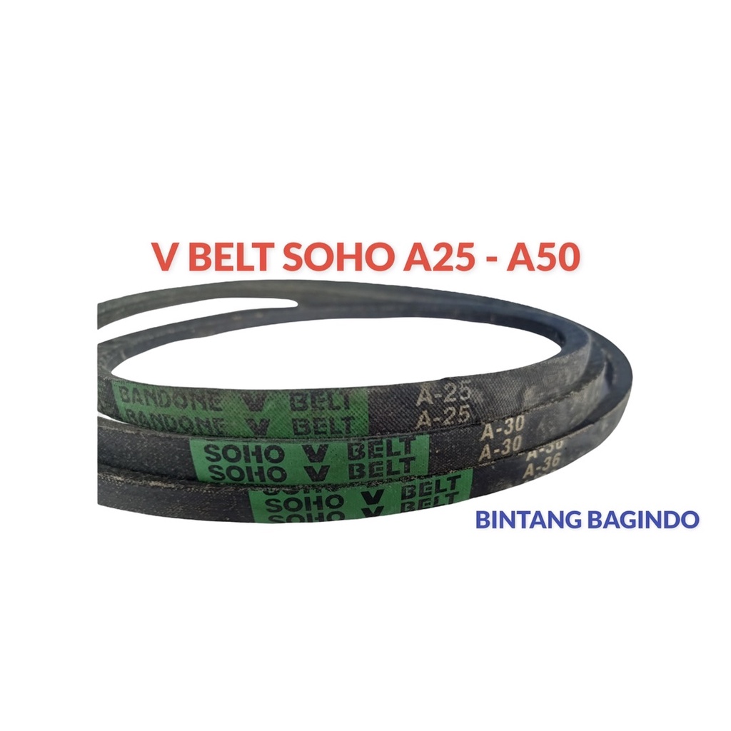 Jual V BELT VANBELT FANBELT TALIKIPAS SOHO A25 A26 A27 A28 A29 A30 A31 A32 A33 A34 A35 A36 A37 ...