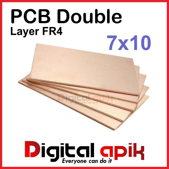 Jual PCB Polos FR4 7x10 cm Fiber Double Side 2 Layer 7*10 7 x 10 cm ...