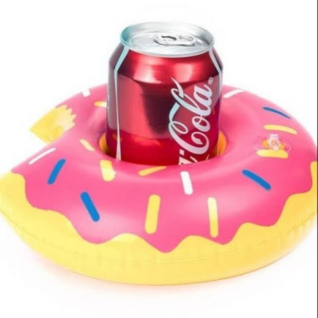Jual Mini Floaties / Cup Holder Donat Meses Tempat Minum/Gelas/Botol di ...