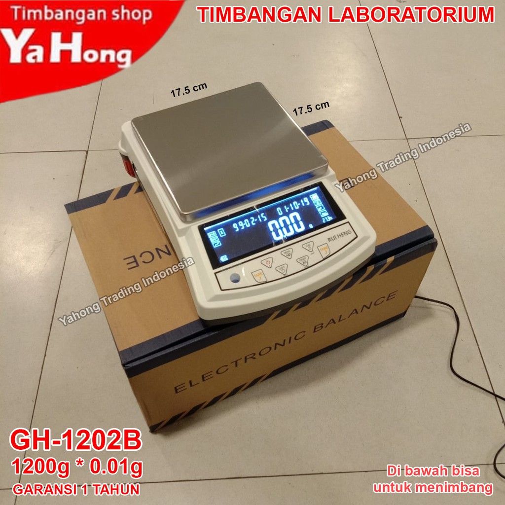 Jual Timbangan Digital Obat Bubuk Analitik Laboratorium 1200g 0.01g ...