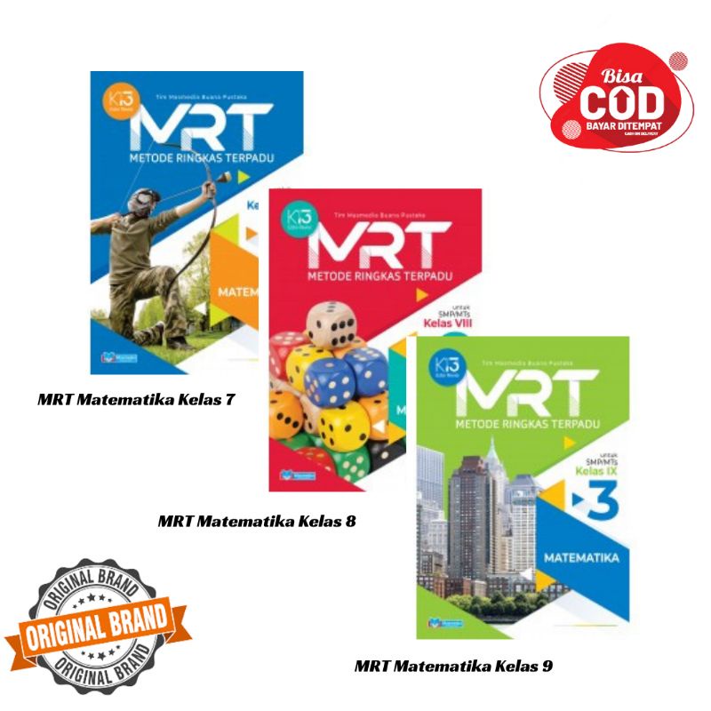 Jual Buku (MRT) Metode Ringkas Terpadu Matematika untuk SMP/MTS Kelas 7 ...