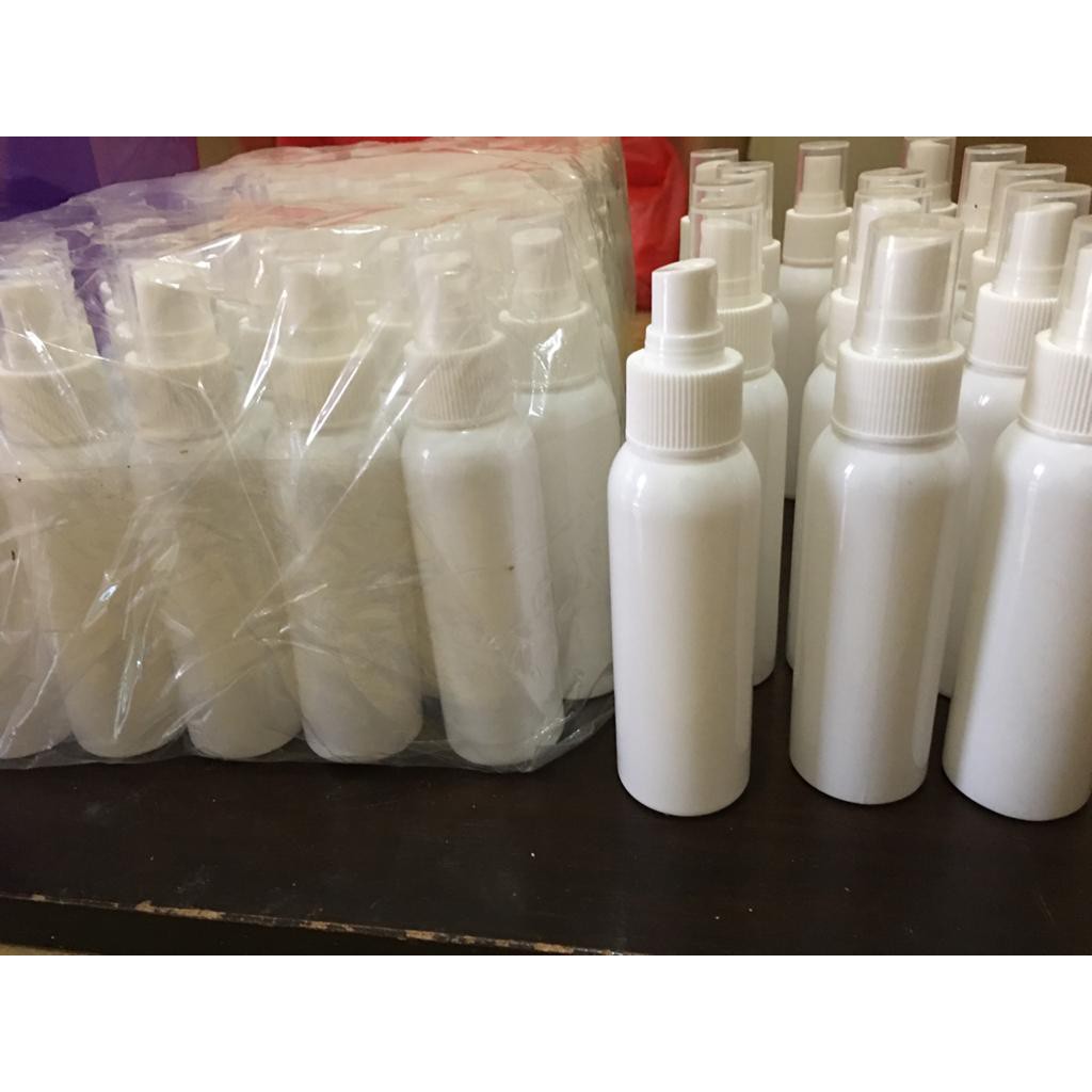 Jual Botol Spray Plastik Putih Kemasan Isi ulang 100 ml Harga Per ...