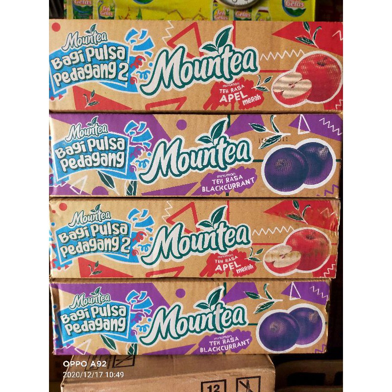 Jual mountea 180 ml isi 24 gelas | Shopee Indonesia