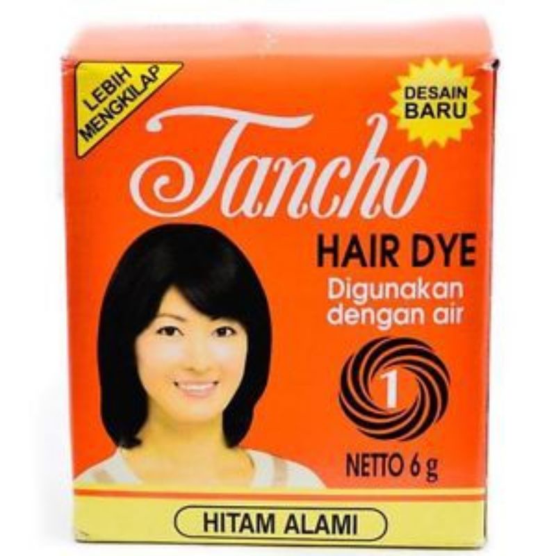 Jual [BUBUK 6gr] Tancho Hair Dye Natural Black | Semir Rambut Hitam ...