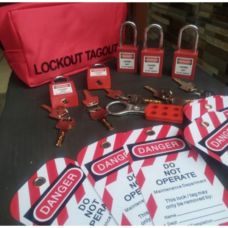 Jual Filled Personal Lockout Tagout Kit | Shopee Indonesia