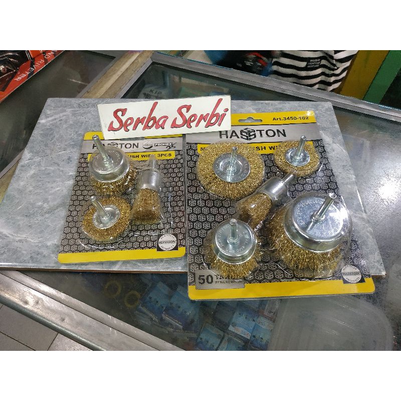 Jual (BRUSH BOR SET) Kawat Mini cup brush wire sikat | Shopee Indonesia
