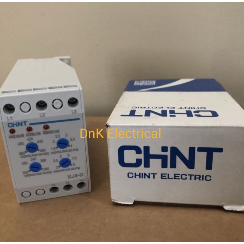 Jual Phase Failure and Phase Sequence Protective Relay CHINT XJ3-D ...