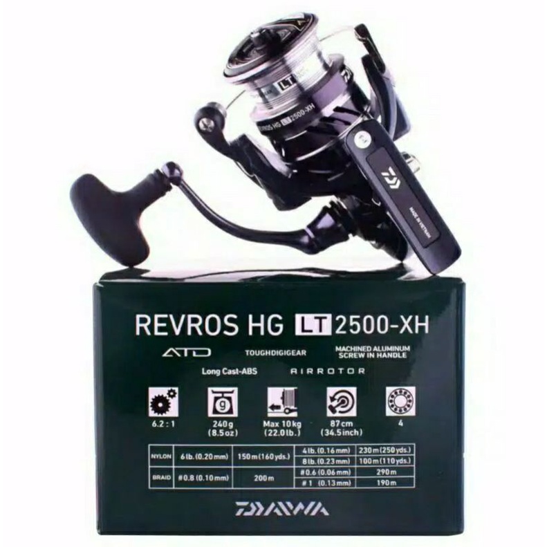 Jual Reel Daiwa Revros HG LT 1000|2000|2500|3000|4000|5000|6000 | SPINNING | POWER HANDLE | ALAT ...