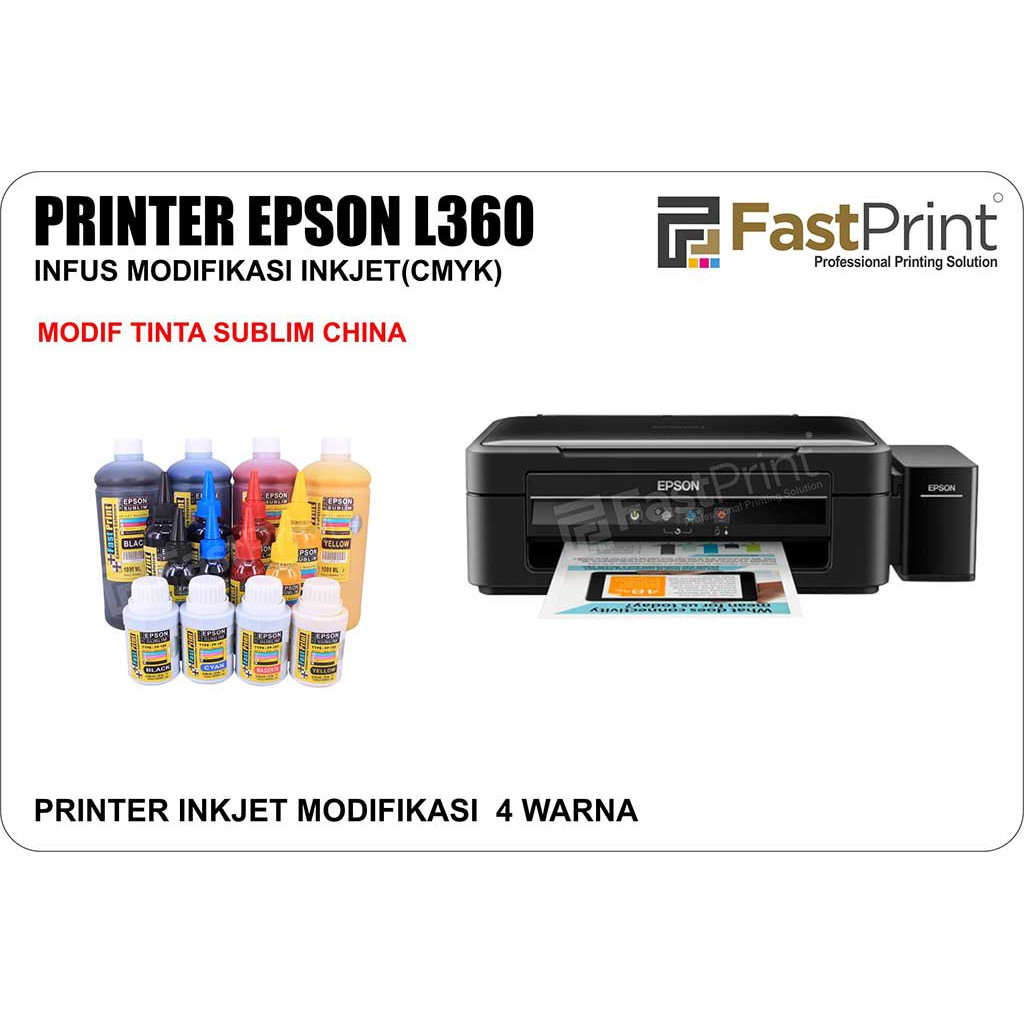 Jual Printer Modifikasi Epson L360 Plus Tinta Sublim China | Shopee ...