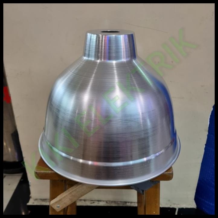 Jual Kap Lampu Gantung Industri Silver Diameter 38 Cm Tanpa Fitting | Shopee Indonesia