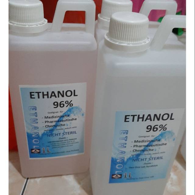 Jual Alkohol ethanol 96% 1 Liter murah | Shopee Indonesia