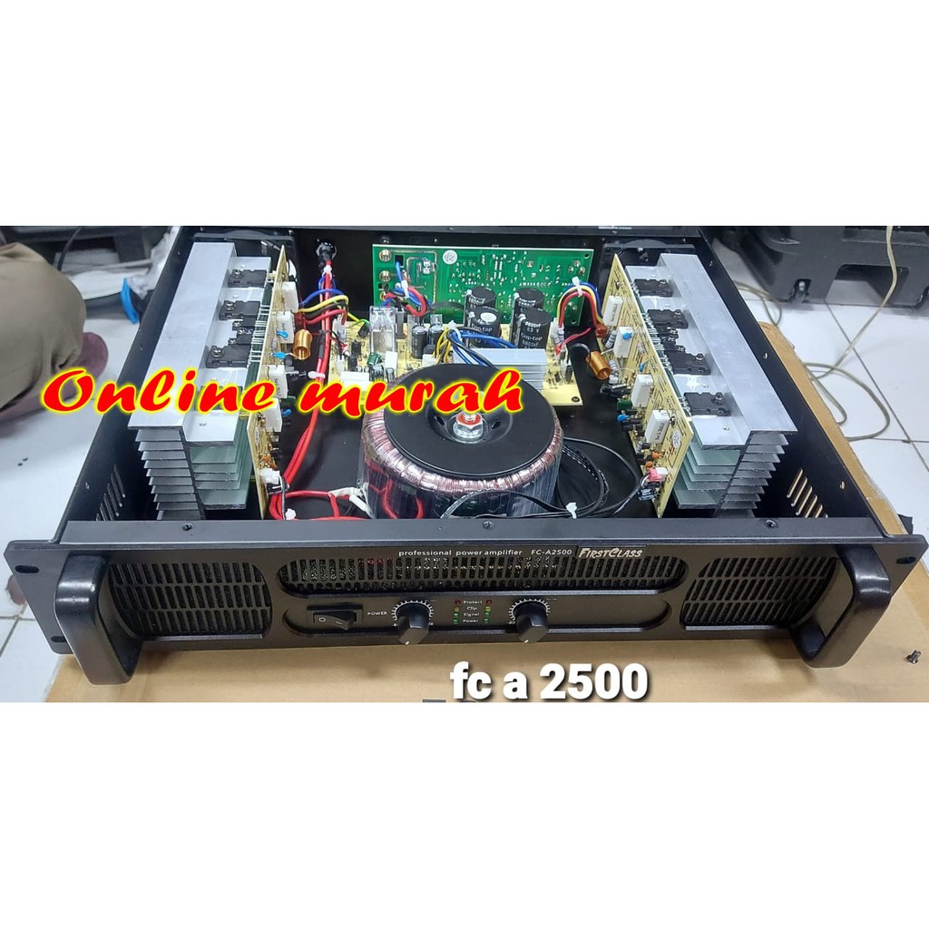 Jual power ampli firstclass fca 2500 fca2500 fca 2500 amplifier power ...