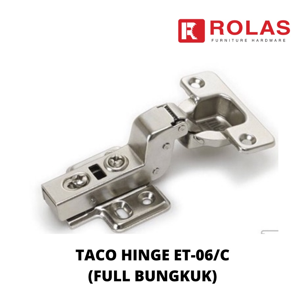 Jual ENGSEL FULL BUNGKUK TACO ENGSEL LEMARI FULL BONGKOK TACO HINGE ET ...