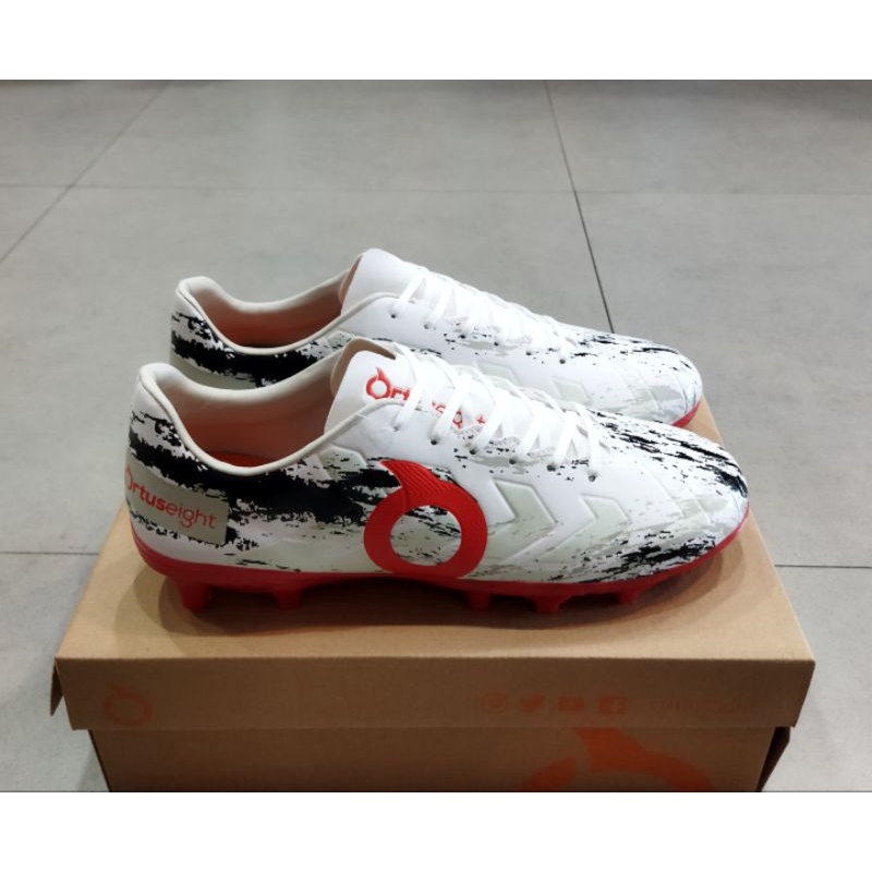 Jual Sepatu Football - ORTUSEIGHT Inferno Fg - White/Ortred/Black ...