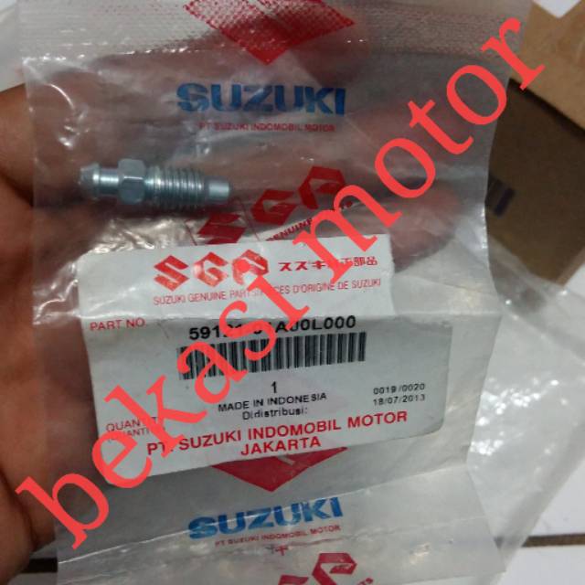 Jual 59121-01A00 bleeder baut buang angin kaliper rem suzuki fu skywave shogun smash hayate ...