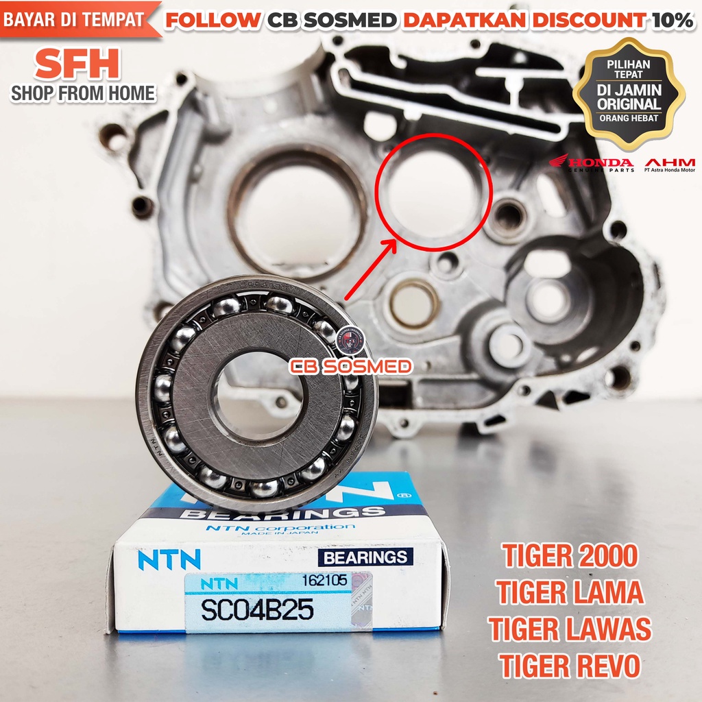 Jual Bearing SC04B25 Bearing As Kopling Rasio Tiger Revolution Laher ...