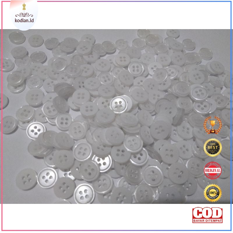 Jual Kancing untuk seragam kemeja putih | Shopee Indonesia