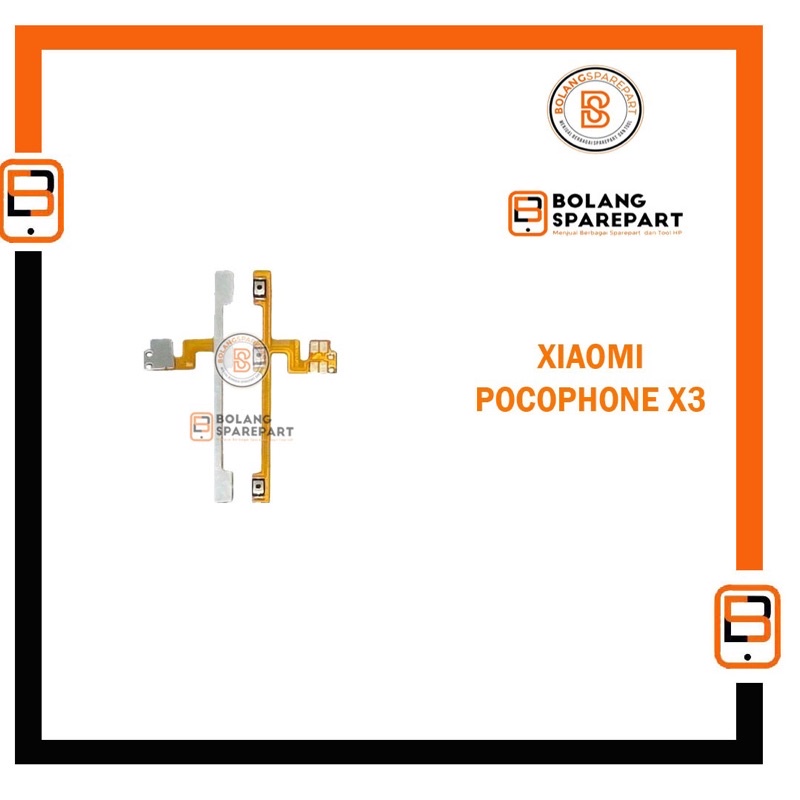 Jual FLEXIBLE FLEXIBEL ON OFF POCOPHONE X3 NFC / POCO X3 + VOLUME | Shopee Indonesia