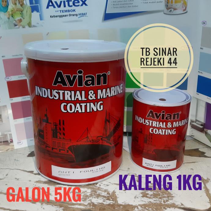 Jual AVIAN ANTI FOULING MARINE PAINT Galon 5KG CAT Coating KAPAL LAUT ...