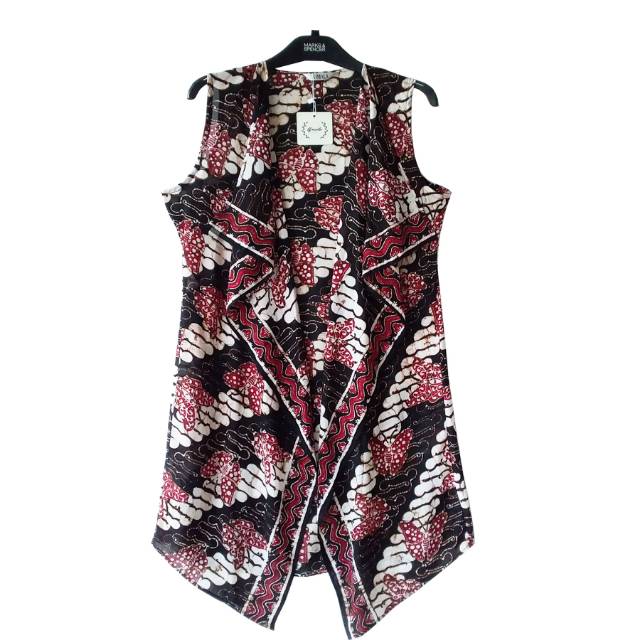 Jual BATIK VEST OUTER PREMIUM AJMALA | Shopee Indonesia