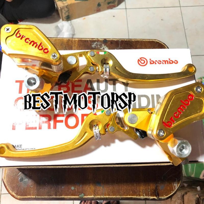 Jual Master Rem Brembo Dua Tabung Kaca Hidrolik Handle Master Rem ...