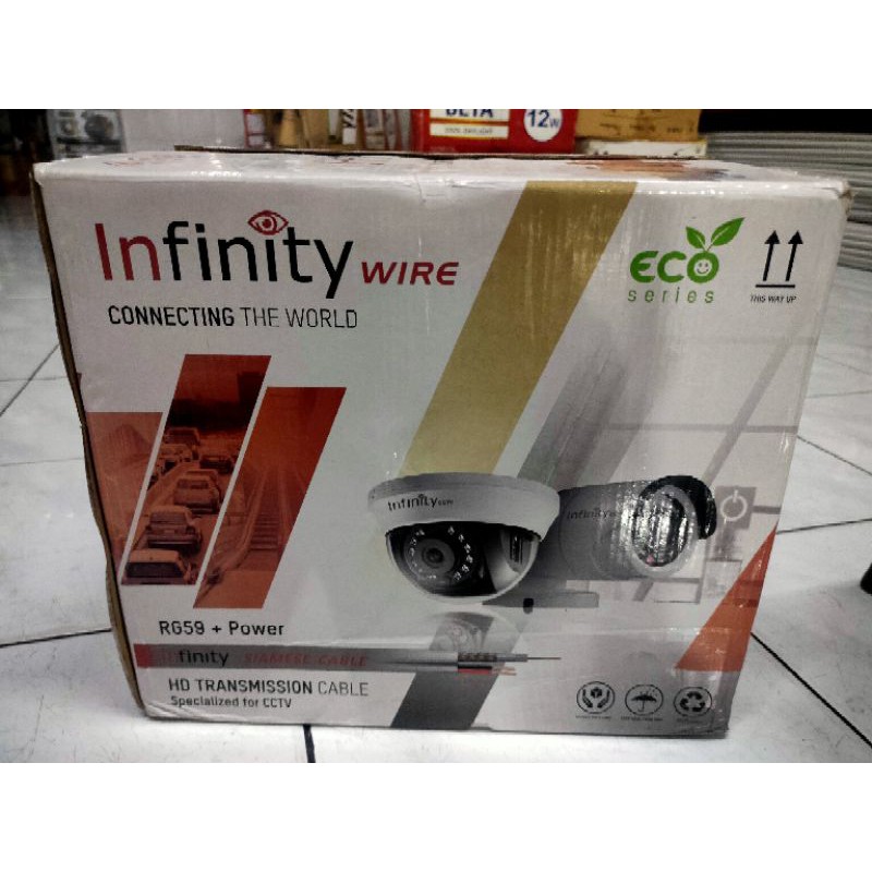 Jual Kabel Cctv RG59 + Power Merek Infinity Wire Meteran | Shopee Indonesia
