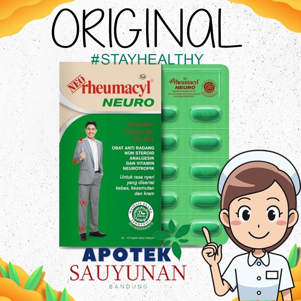 Jual NEO RHEUMACYL NEURO ISI 10 KAPLET SALUT SELAPUT | Shopee Indonesia