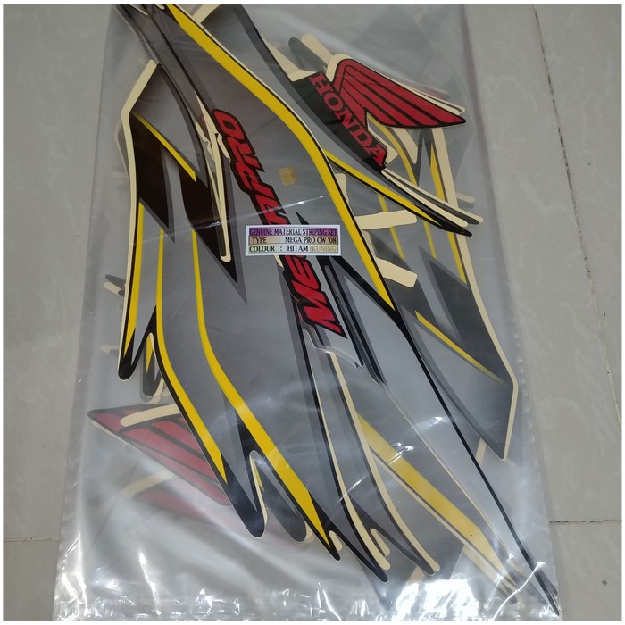 Jual Striker Motor ORI&KW / Stiker Bodi & Lis Body & Striping Megapro ...