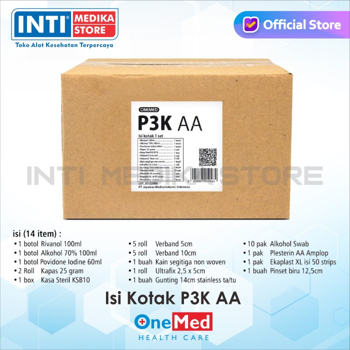 Jual Onemed - Isi Kotak P3K Aa Isi P3K Aa Kotak P3K Lengkap #98 ...