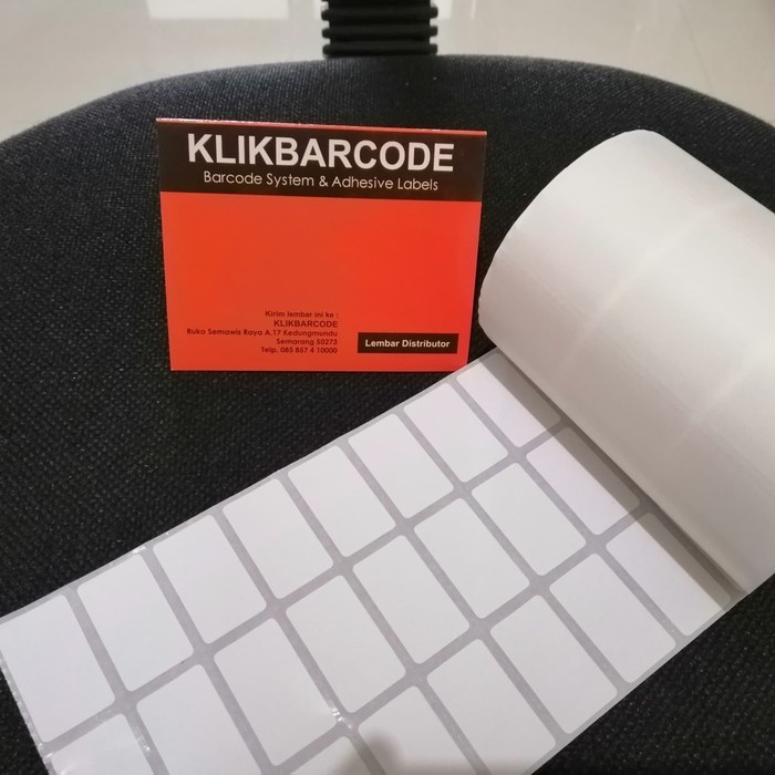 Jual Stiker Label Barcode UK 33x19 mm 3 Kolom @5000 pcs Semicoat Promo ...