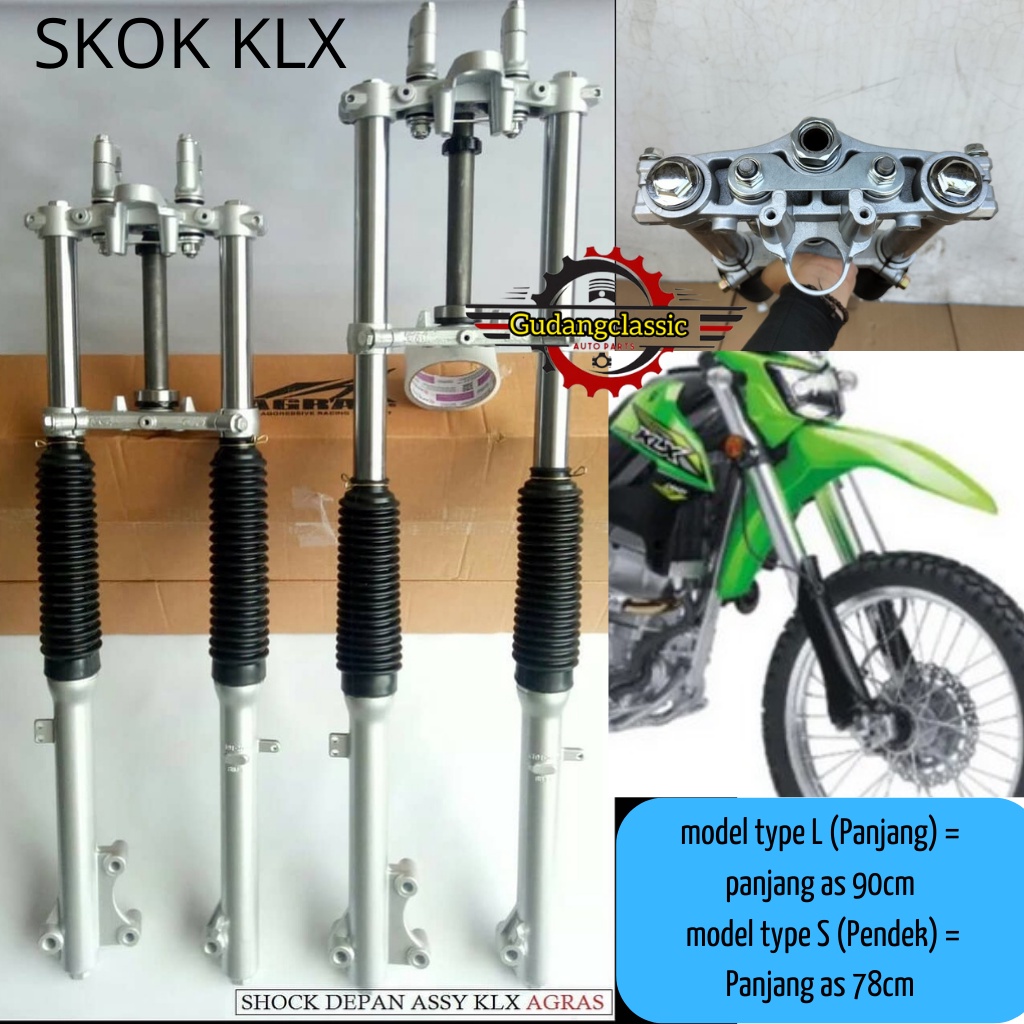 Jual SKOK SHOCK DEPAN KLX ASSY KAWASAKI KLX 150 RIDE IT | Shopee Indonesia