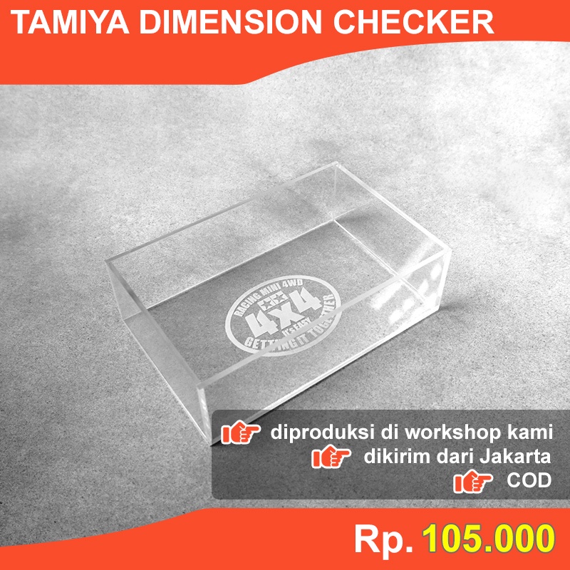 Jual TAMIYA Dimension Checker Bahan Akrilik | Shopee Indonesia