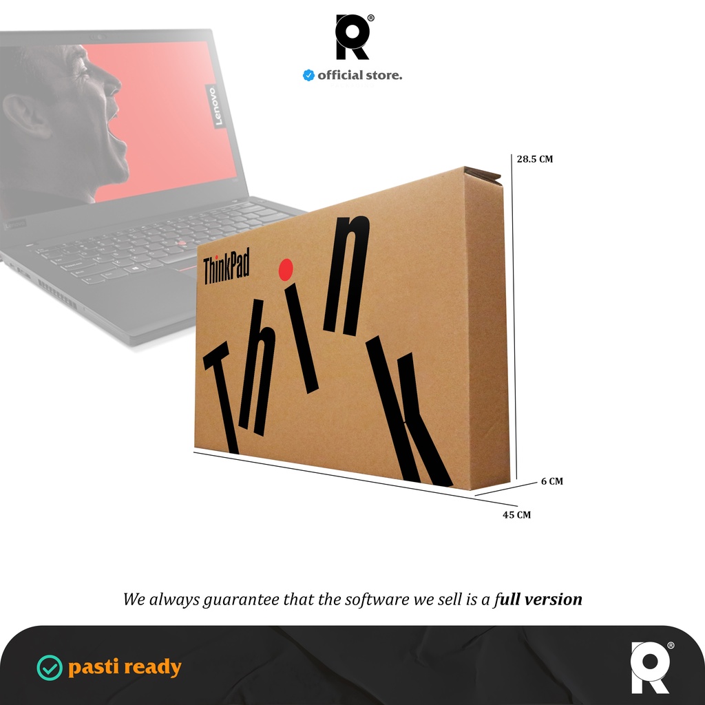 Jual BOX LAPTOP THINKPAD 1 SET | 45x6x28.5 cm | Kardus Laptop | Shopee ...
