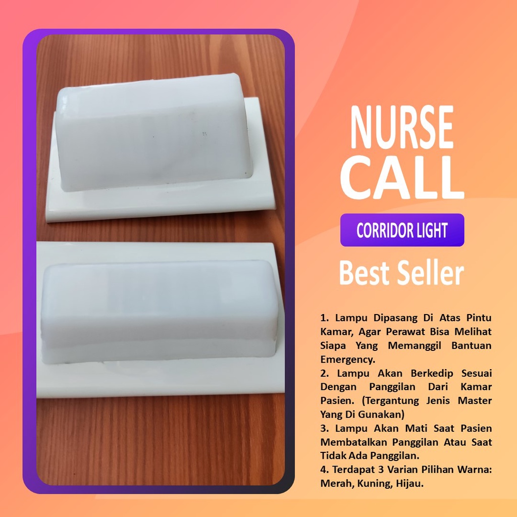 Jual Lampu Koridor Nurse Call AKLAB MS02 Corridor Light Rumah Sakit ...