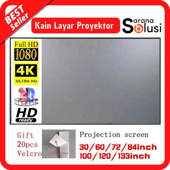 Jual Layar Kain Layar Proyektor/ Kain Proyektor / Kain Layar Tancap ...
