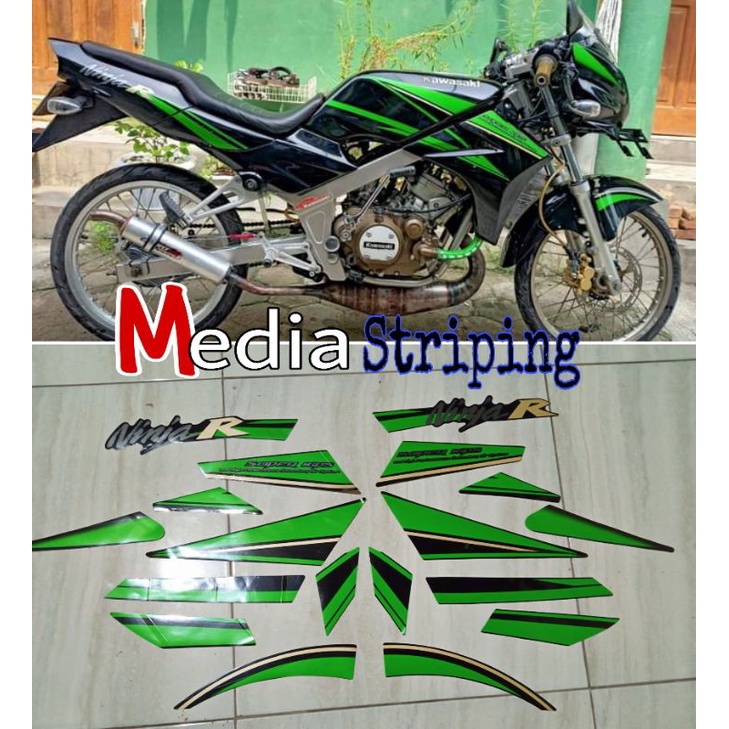 Jual Stiker Striping Ninja R 2016 LIMITED EDITION (Sudah Pakai METALIK ...