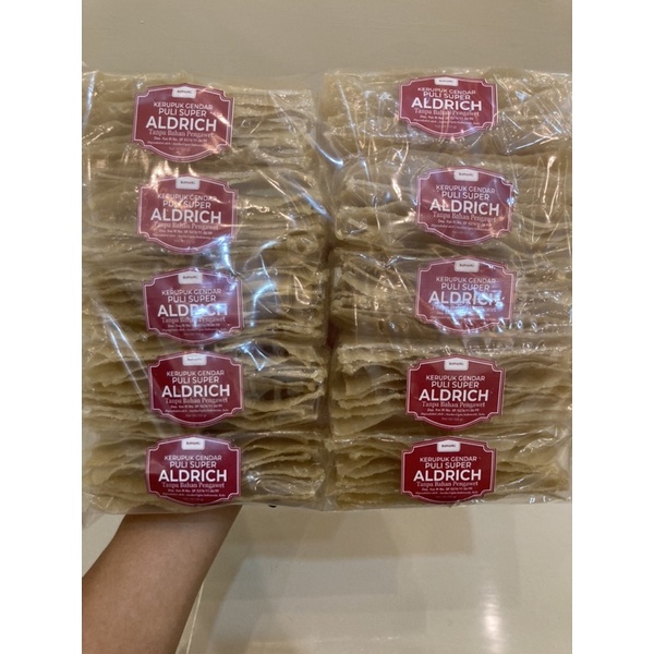 Jual Kerupuk Gendar Karak Puli Super Aldrich 1 kg Isi 10 Pack Rasa ...
